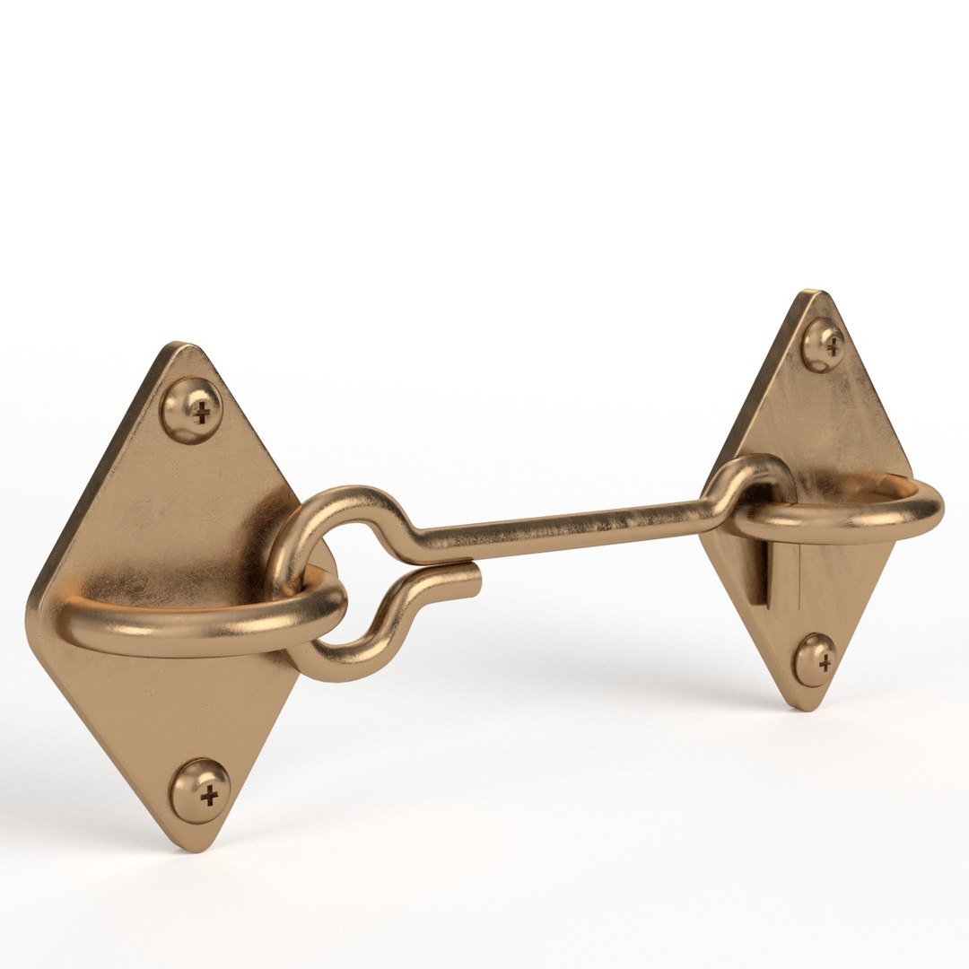 3D simple door lock model - TurboSquid 1486606