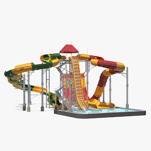 Water Slide 3D Models for Download | TurboSquid