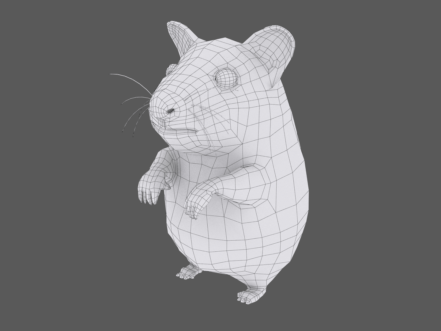 Syrian hamster 3D model - TurboSquid 1486747