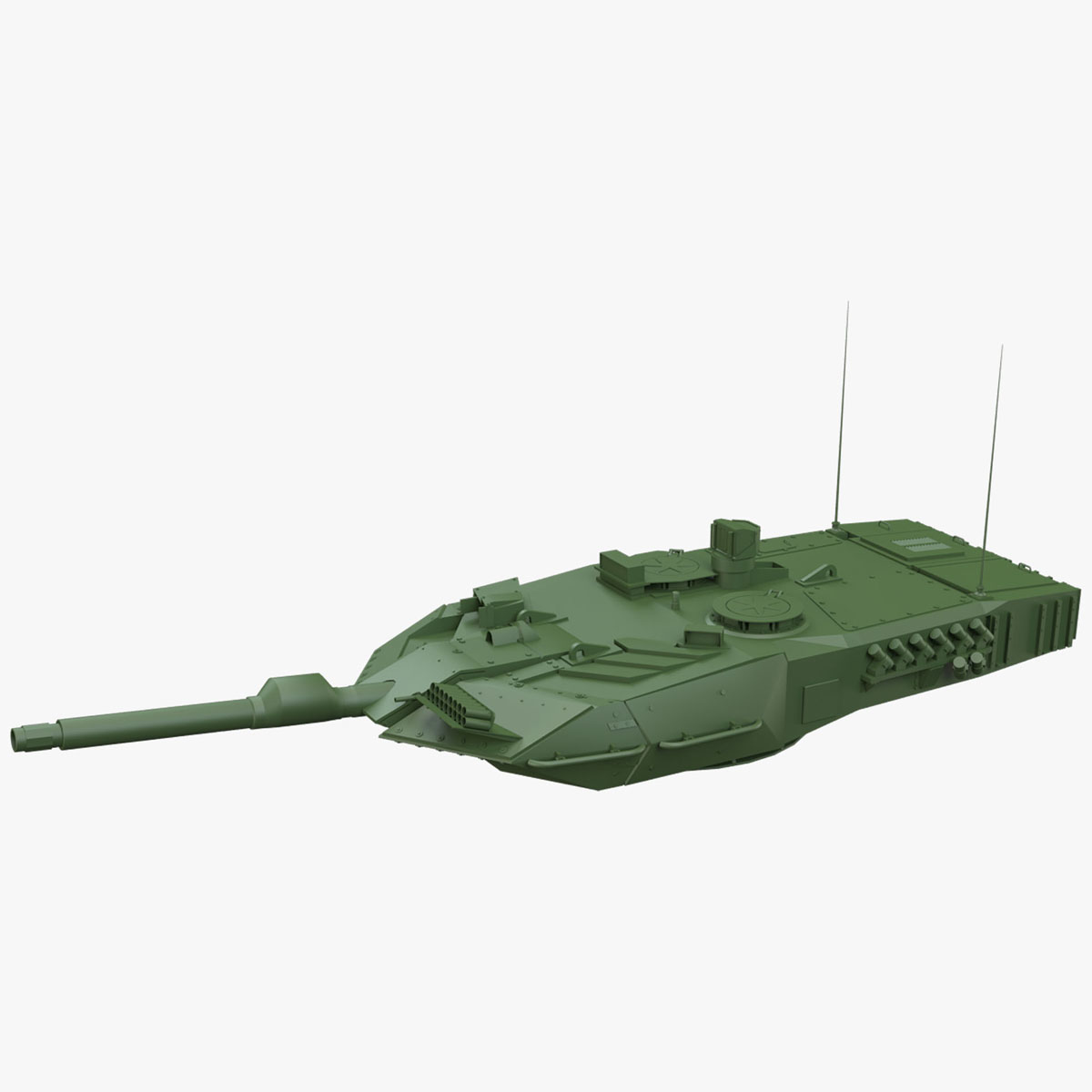 3D german leopard 2a6 turret - TurboSquid 1486768