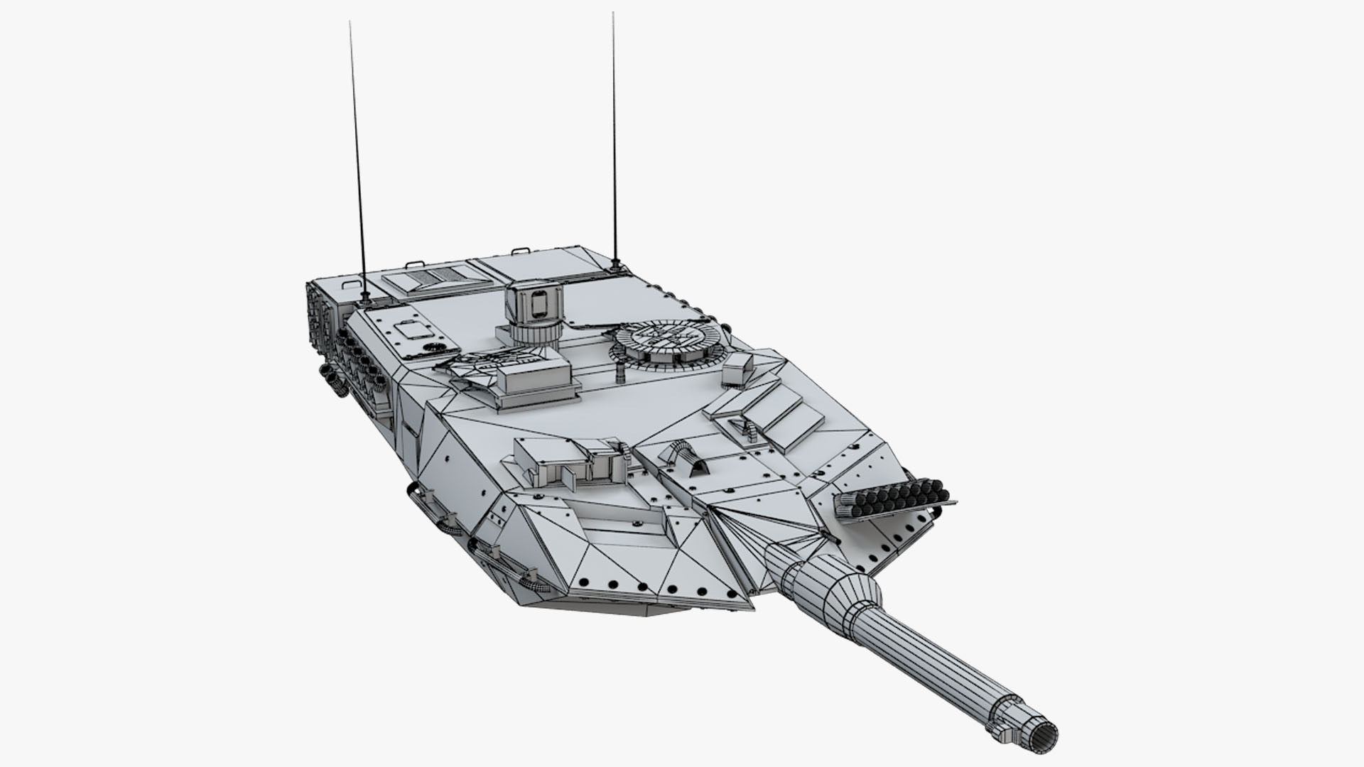 3D german leopard 2a6 turret - TurboSquid 1486768