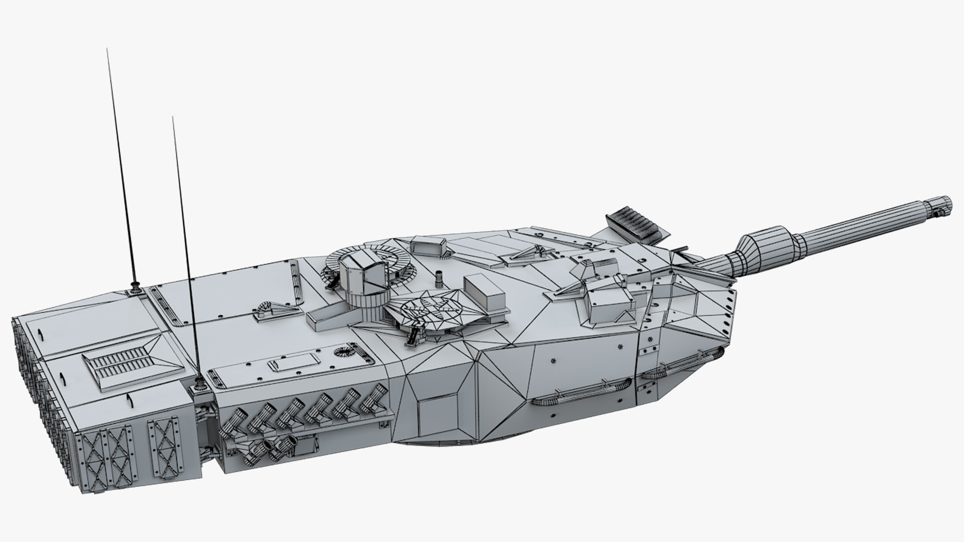 3D german leopard 2a6 turret - TurboSquid 1486768