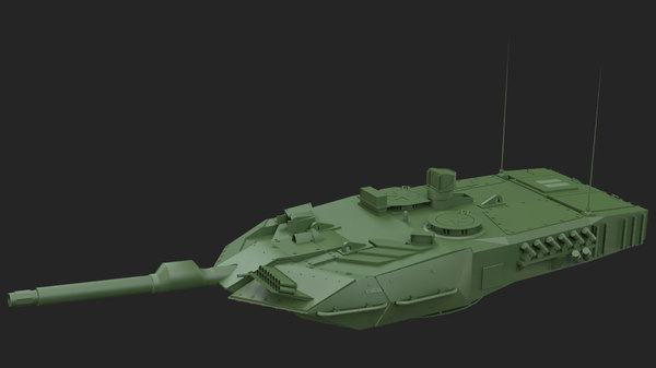 3D german leopard 2a6 turret - TurboSquid 1486768