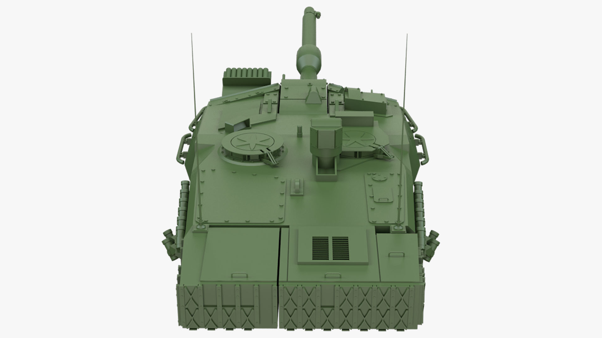 3D german leopard 2a6 turret - TurboSquid 1486768