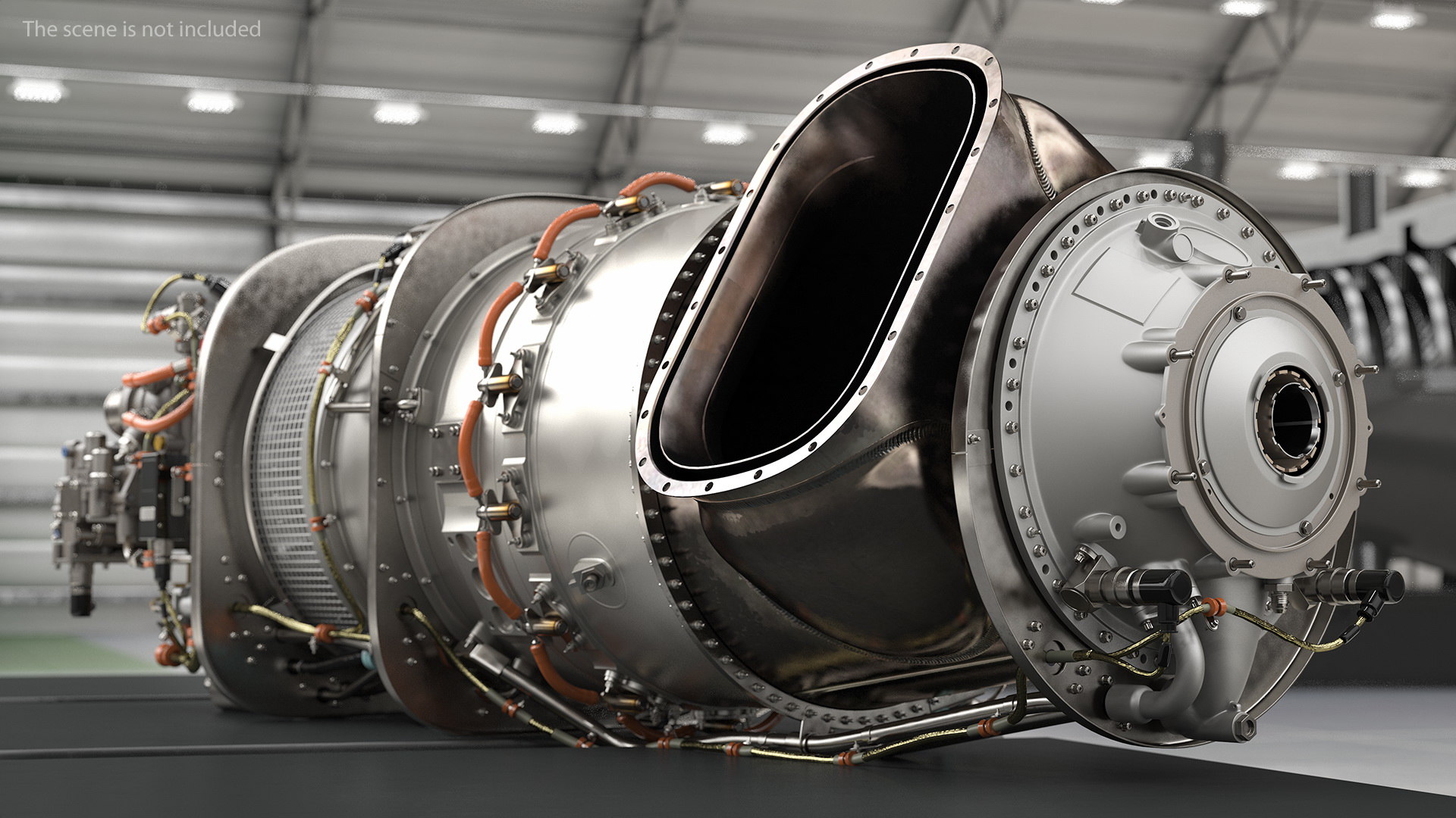 3D pratt whitney pt6c turboshaft - TurboSquid 1486891