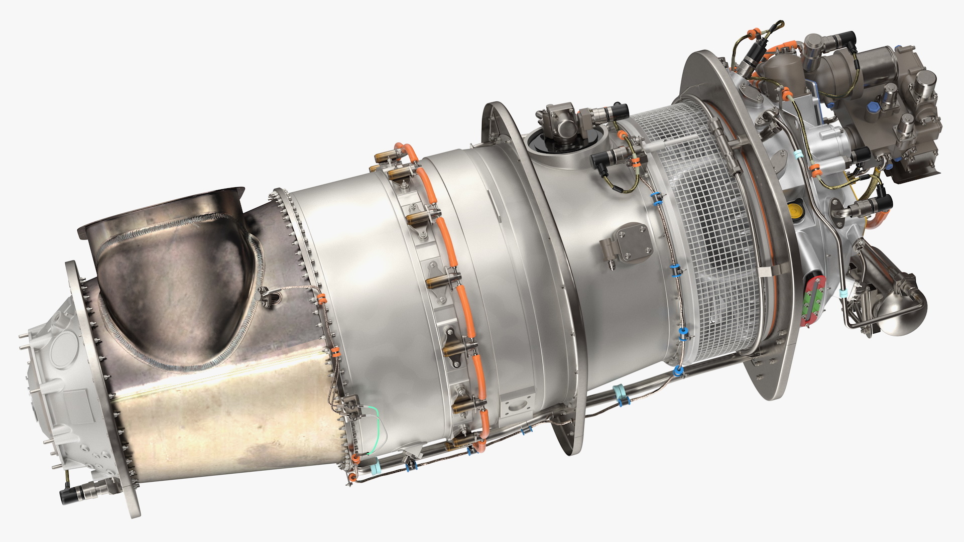 Motor de turbocompressor Pratt e Whitney PT6C Modelo 3D - TurboSquid ...