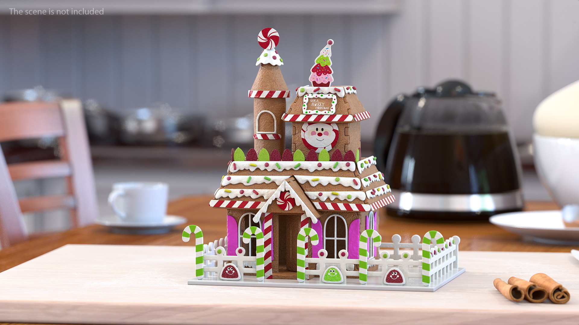 3D christmas gingerbread houses model - TurboSquid 1486870