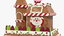 3D christmas gingerbread houses model - TurboSquid 1486870