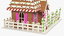 3D christmas gingerbread houses model - TurboSquid 1486870