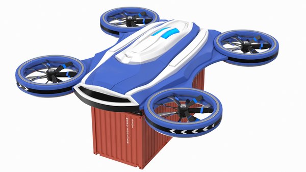 Heavy duty cargo quadrocopter 3D model - TurboSquid 1486879