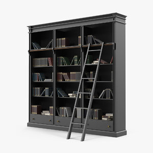 Free Blender Bookshelf Models | TurboSquid