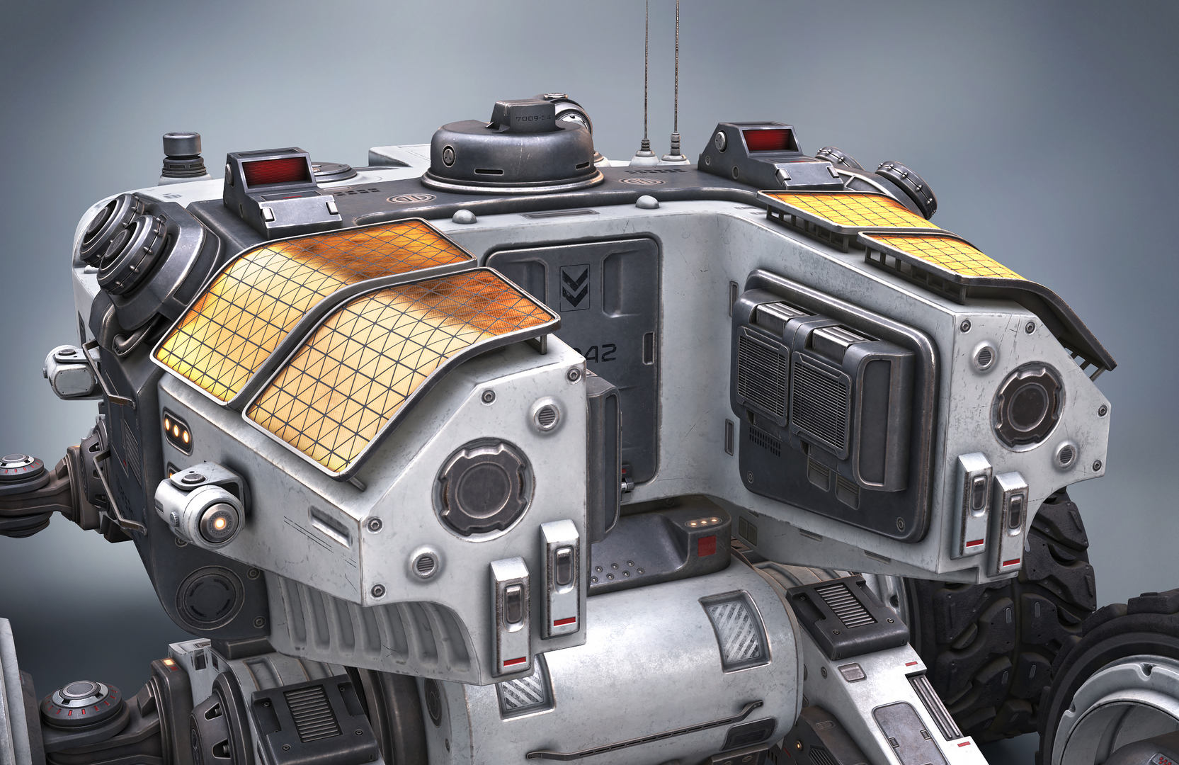 Mars rover white 3D - TurboSquid 1487017