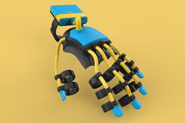 Smart glove exoskeleton 3D model - TurboSquid 1487105