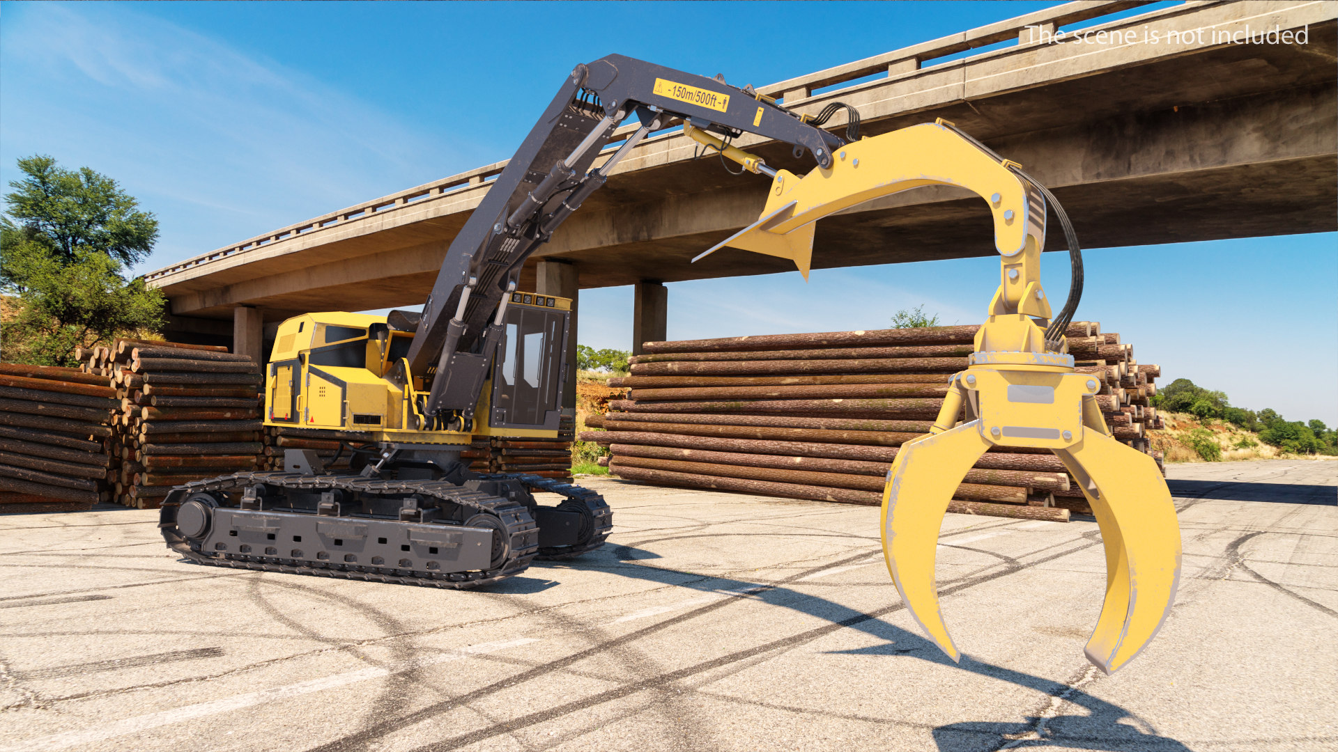 3D tracked knuckleboom loader generic - TurboSquid 1487539