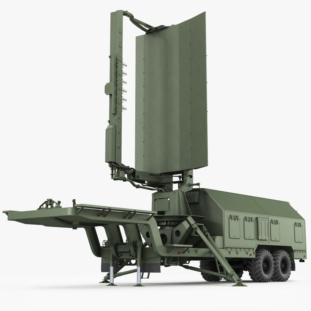 Radar trailer 19g6 3D model - TurboSquid 1371735