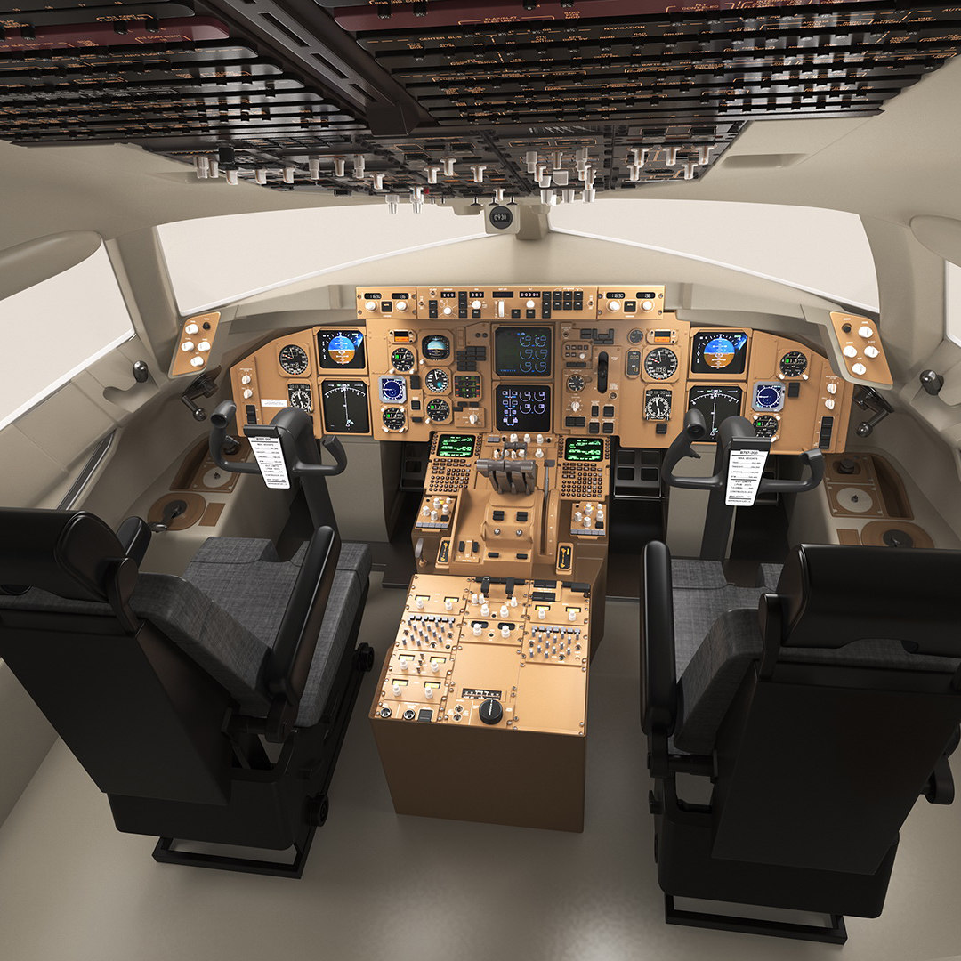 3D boeing 757-200 cockpit 757 model - TurboSquid 1487217