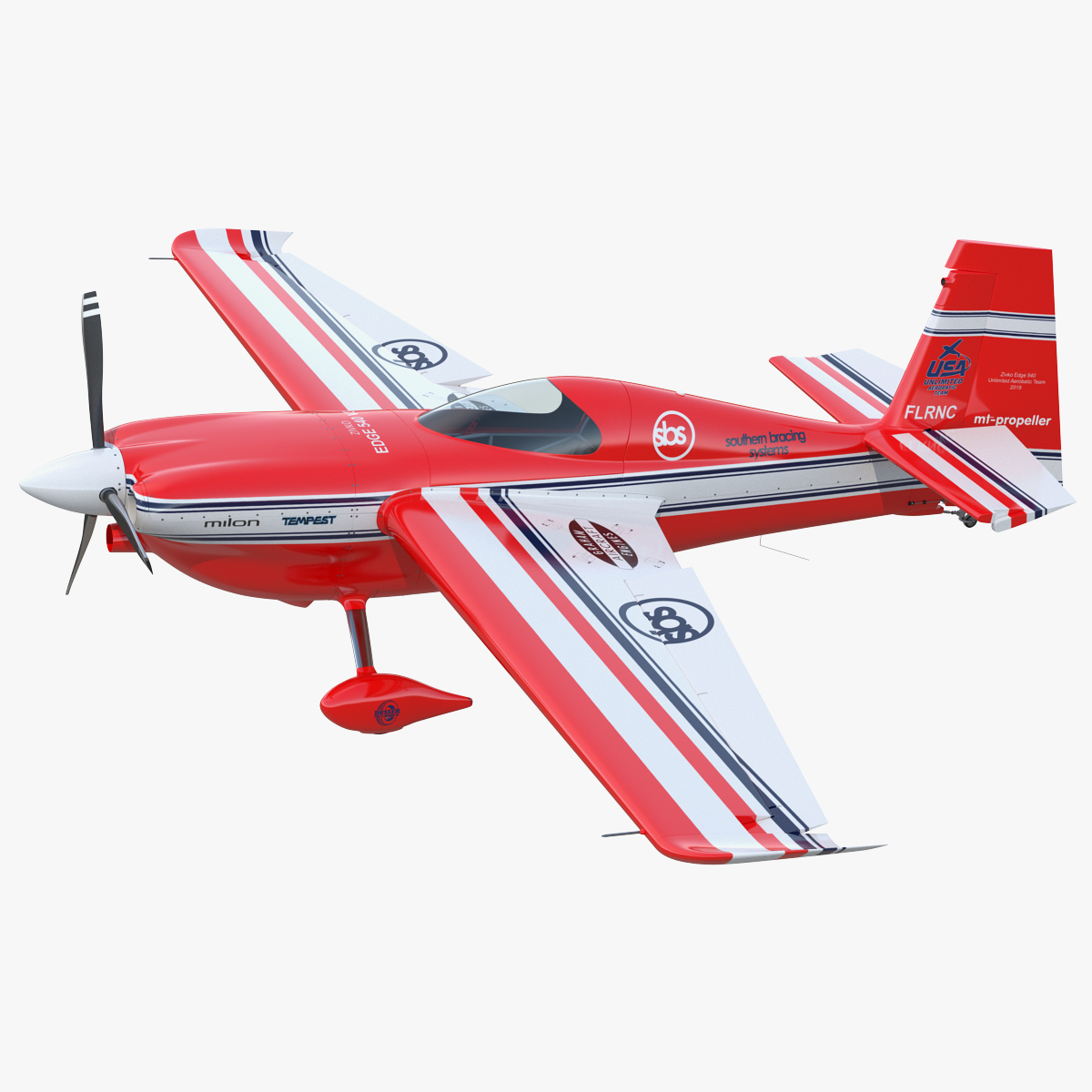 3D aerobatic aircraft zivko edge - TurboSquid 1487400