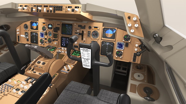 3D boeing 757-200 cockpit 757 model - TurboSquid 1487217