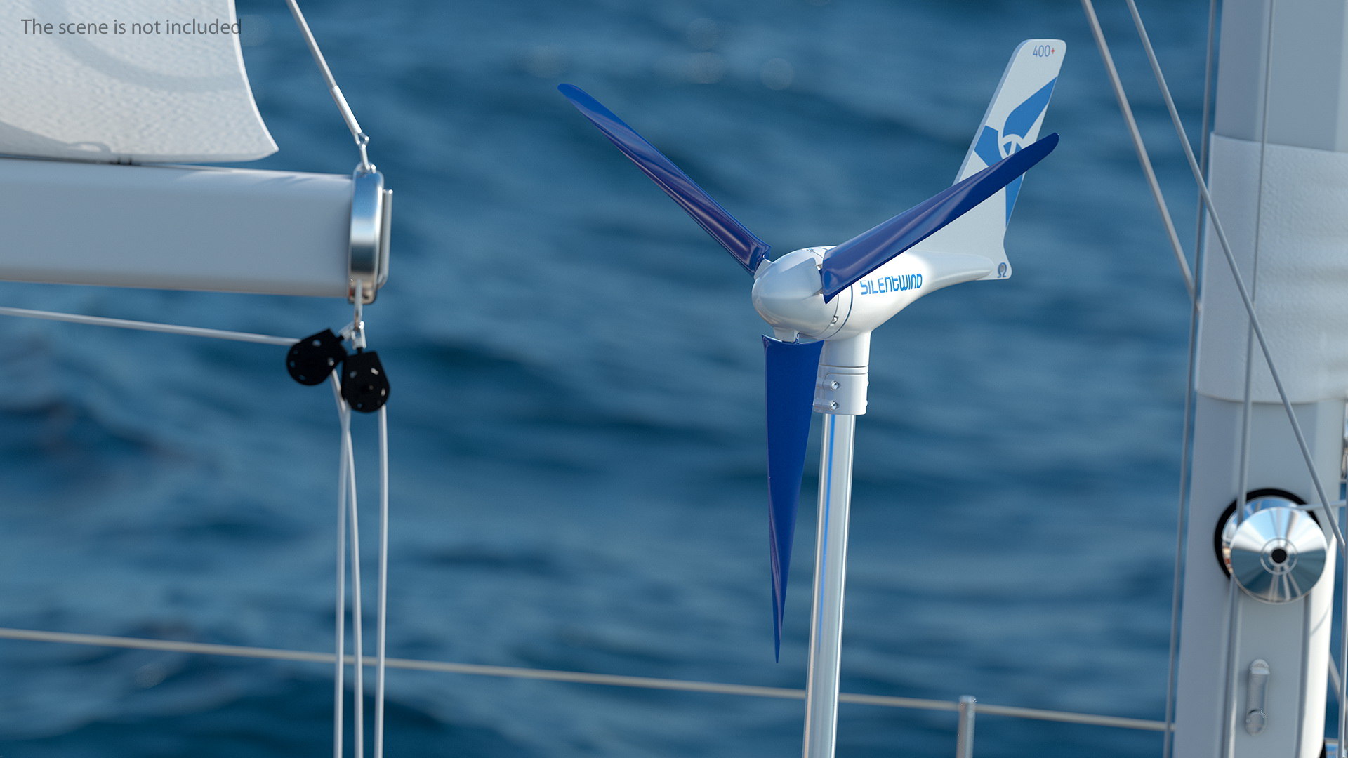 Silentwind 400 marine wind generator 3D model - TurboSquid 1487456