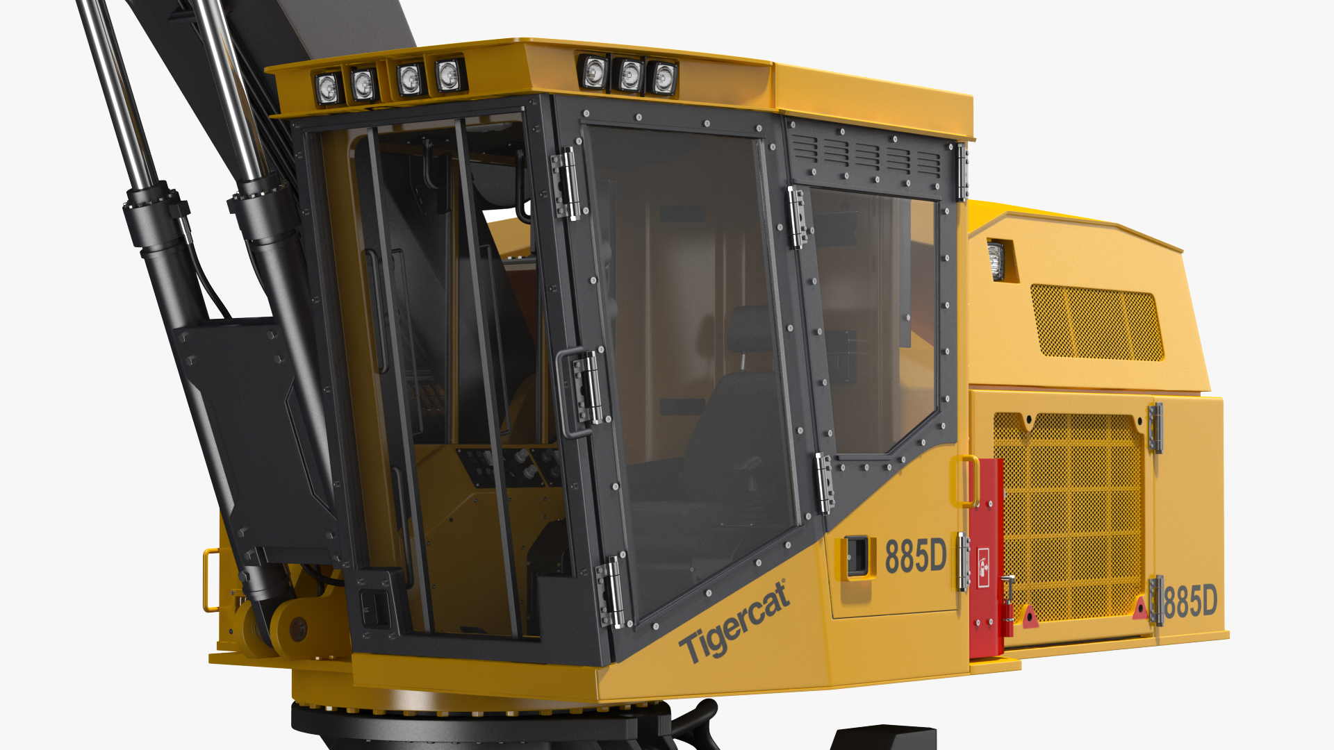 Tigercat 855D Tracked Feller Buncher 3D-Modell - TurboSquid 1487499