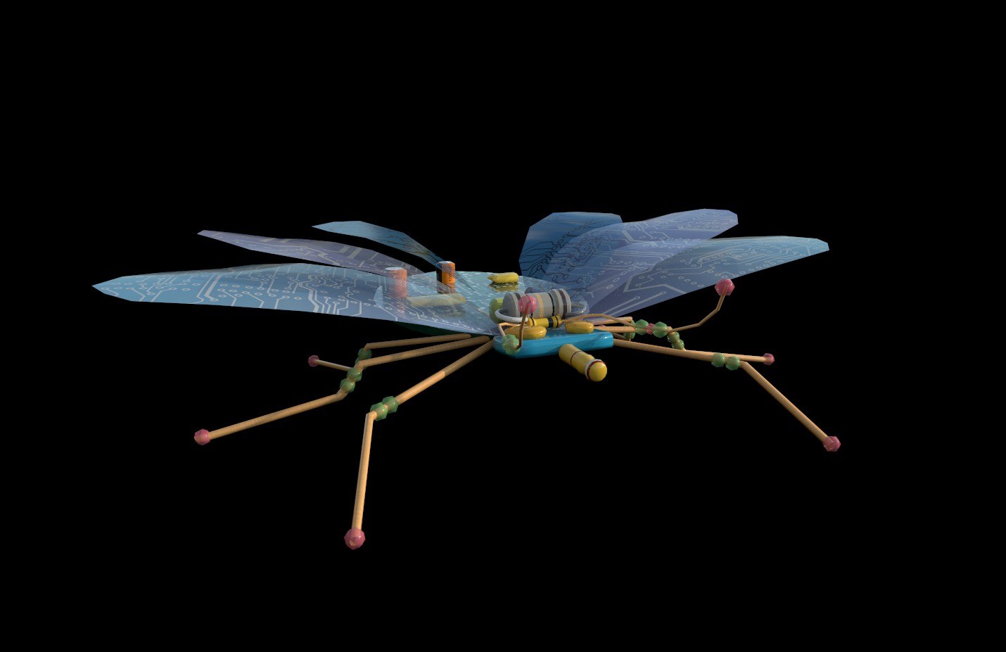 3D robotic spy bug model - TurboSquid 1487474
