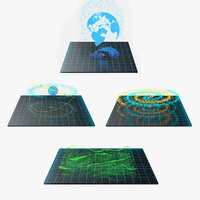 3D Hologram Models | TurboSquid