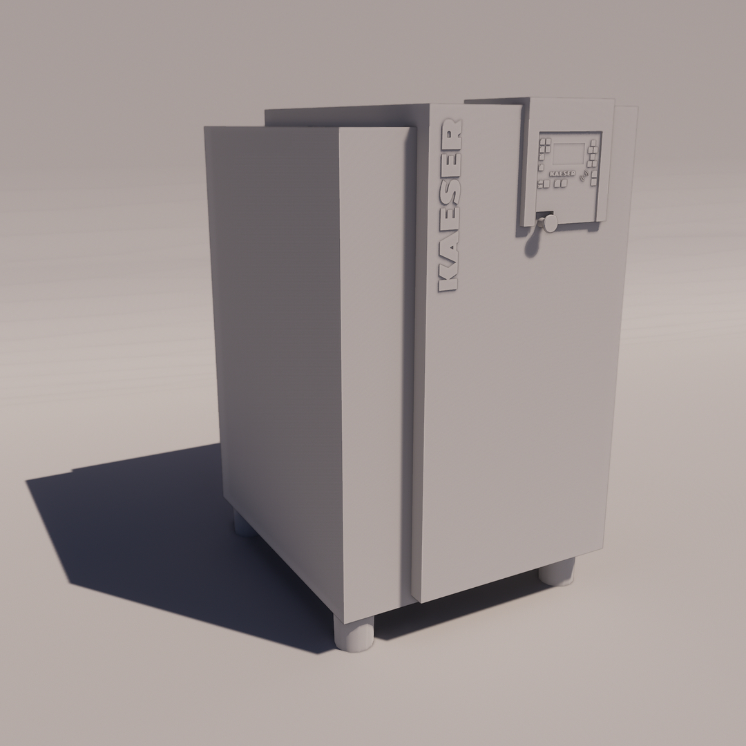 Building Revit Family Air Compressor Kaeser