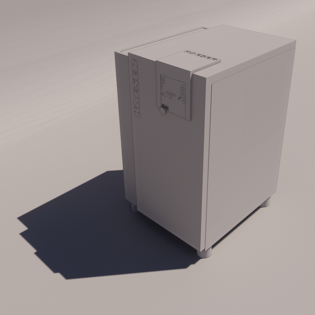 Building Revit Family Air Compressor Kaeser