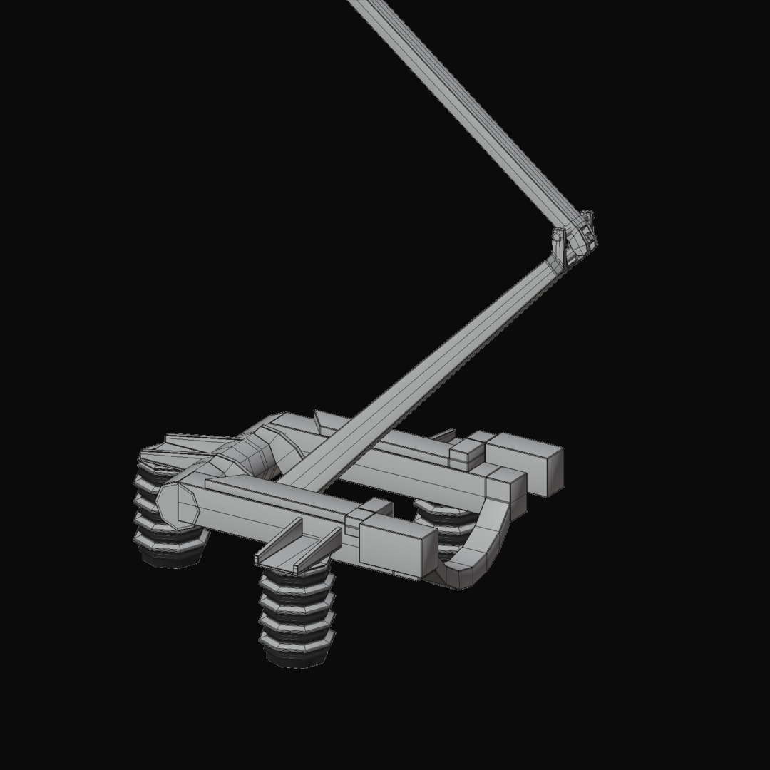 3D model train pantograph bogie - TurboSquid 1487734