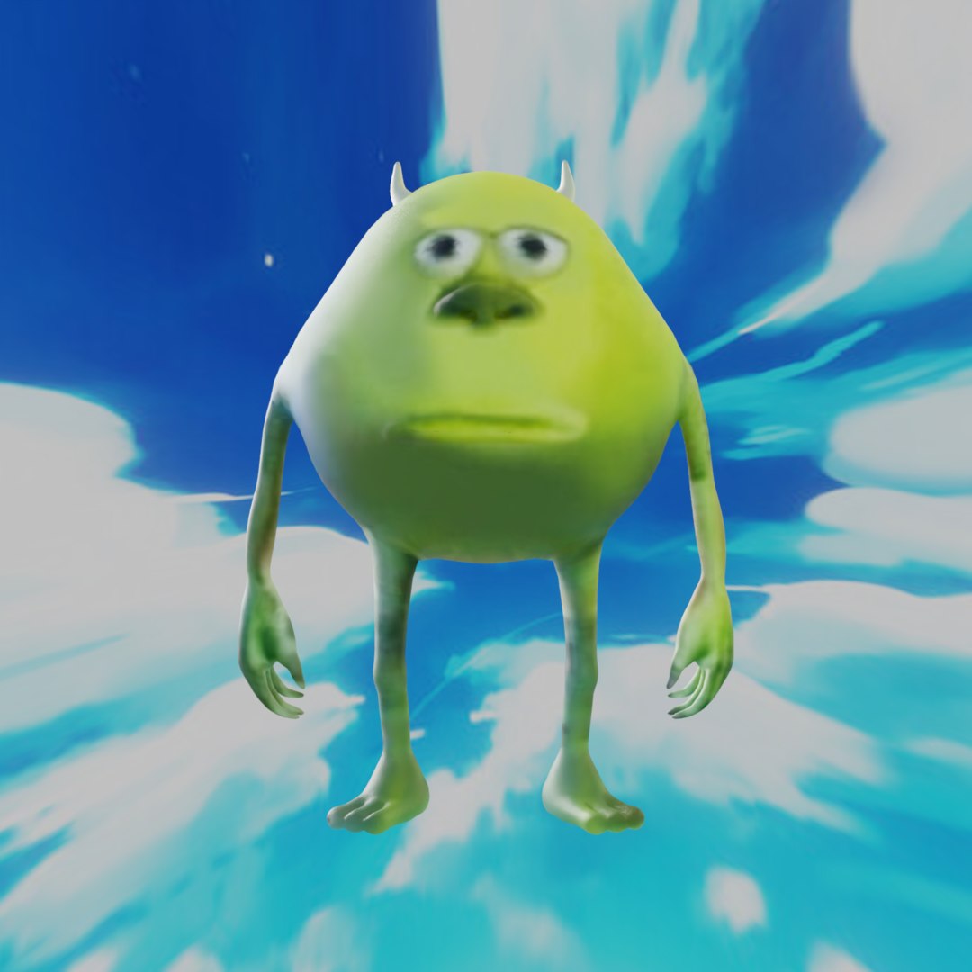 modelo 3d Mike Sully Meme gratis - TurboSquid 1487767