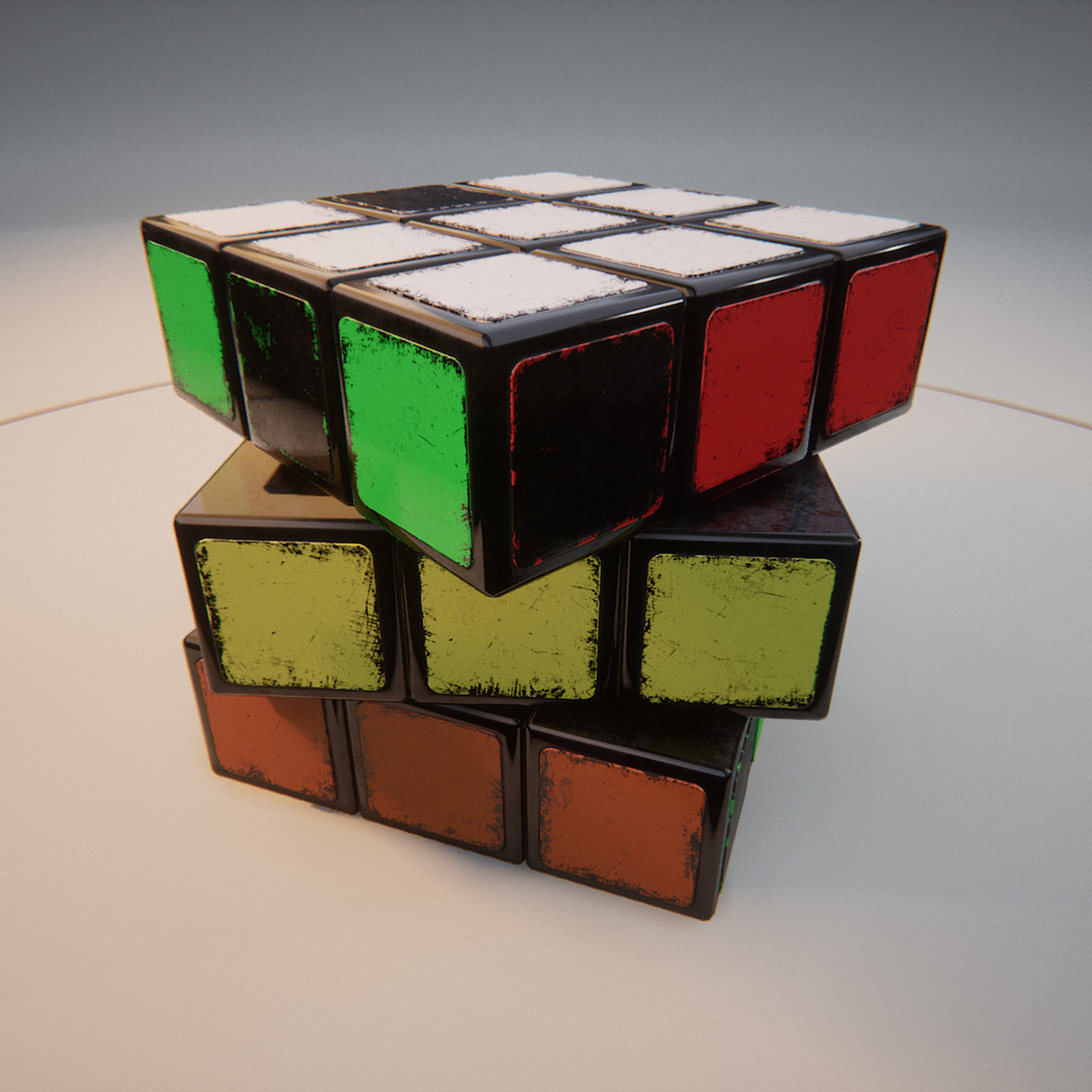 Cubo de Rubik Modelo 3D - TurboSquid 1487793