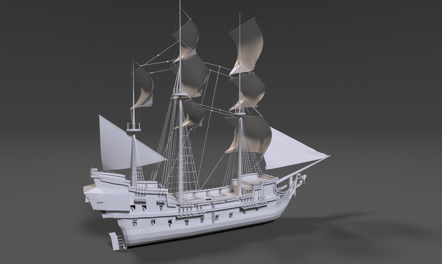 Pirat ship 3D model - TurboSquid 1487761