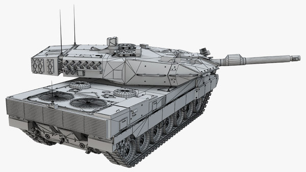 German leopard 2a6 3D - TurboSquid 1487943