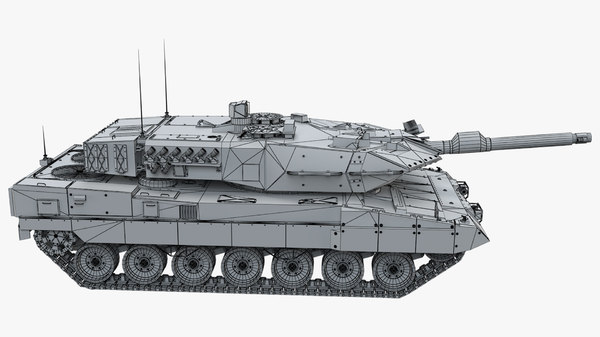 German leopard 2a6 3D - TurboSquid 1487943
