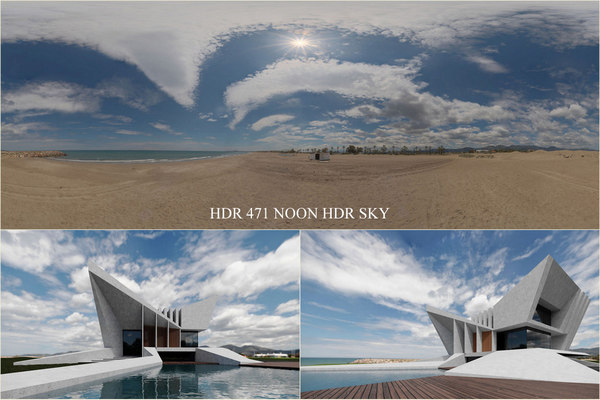 Texture sky map NOON