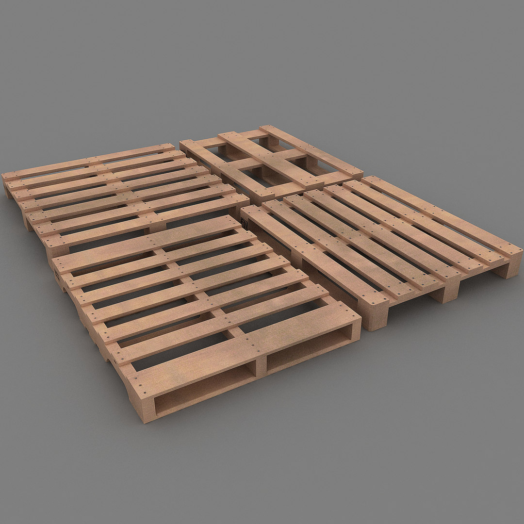 Free pallets 3D model - TurboSquid 1488051