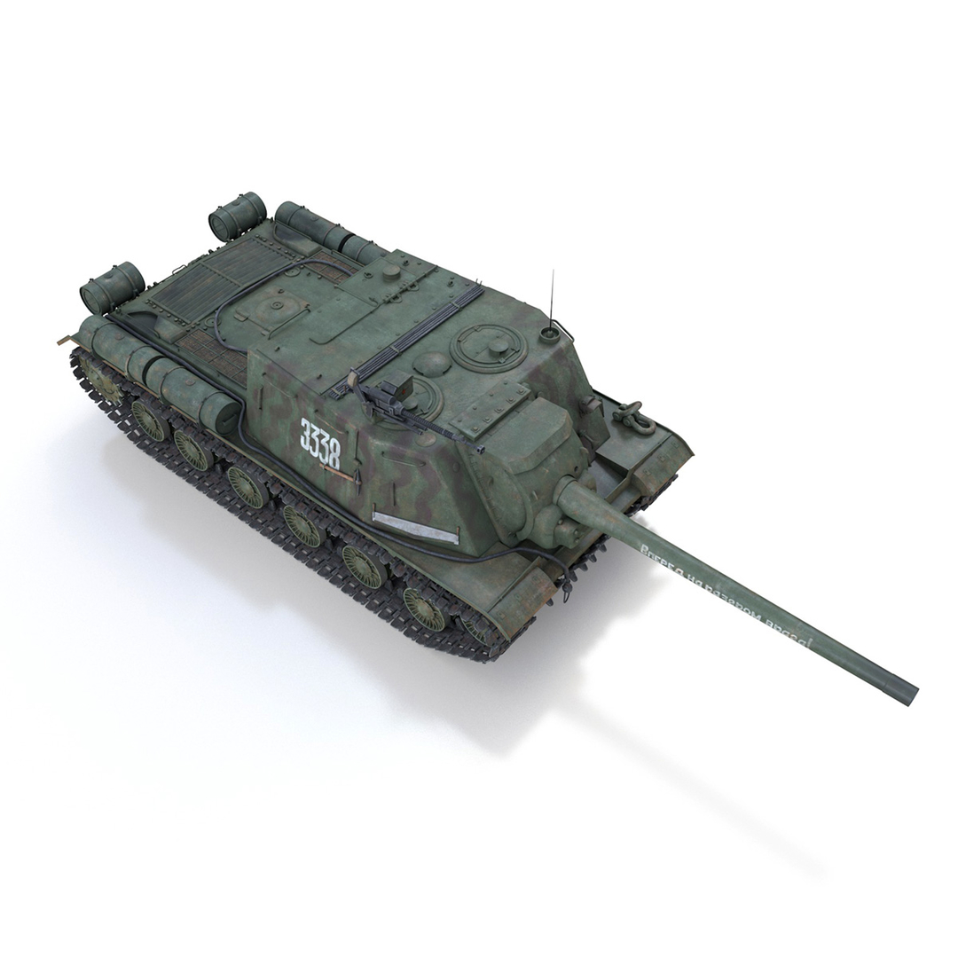 3D isu-122 - 3338 heavy - TurboSquid 1488127