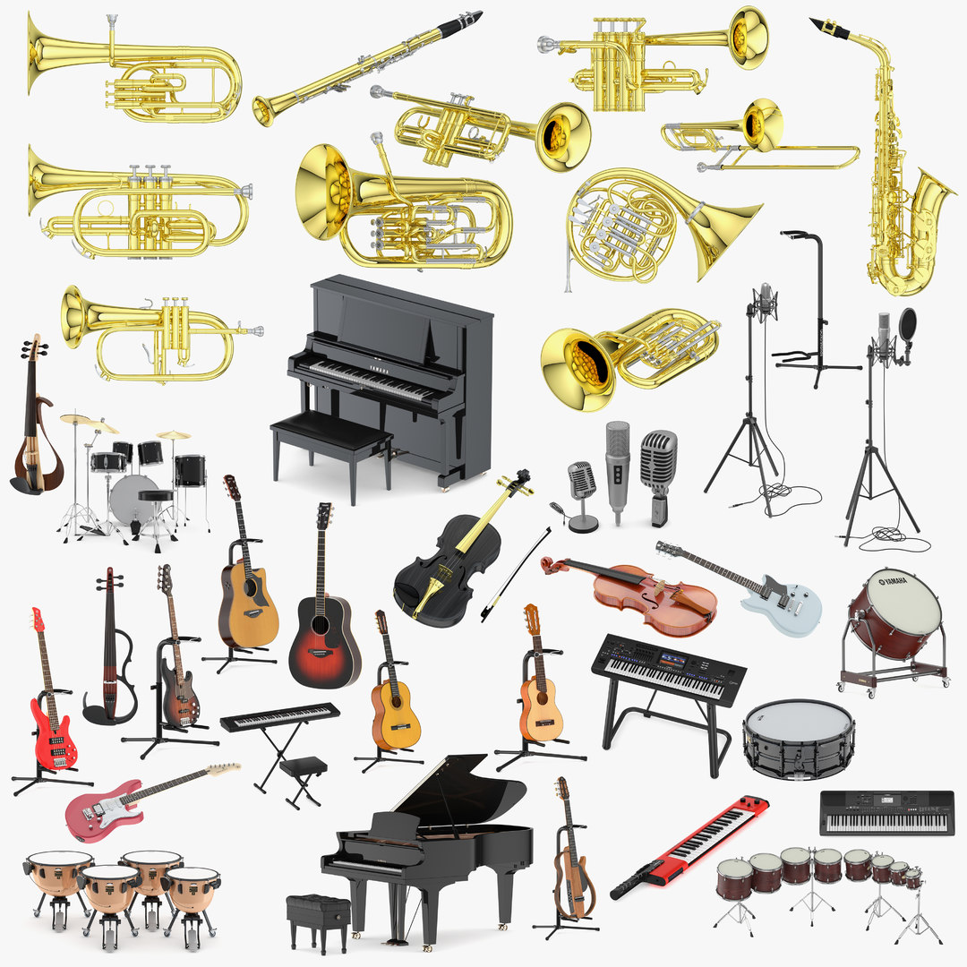 modelo 3d Instrumento musical 39 Modelos - TurboSquid 1488370