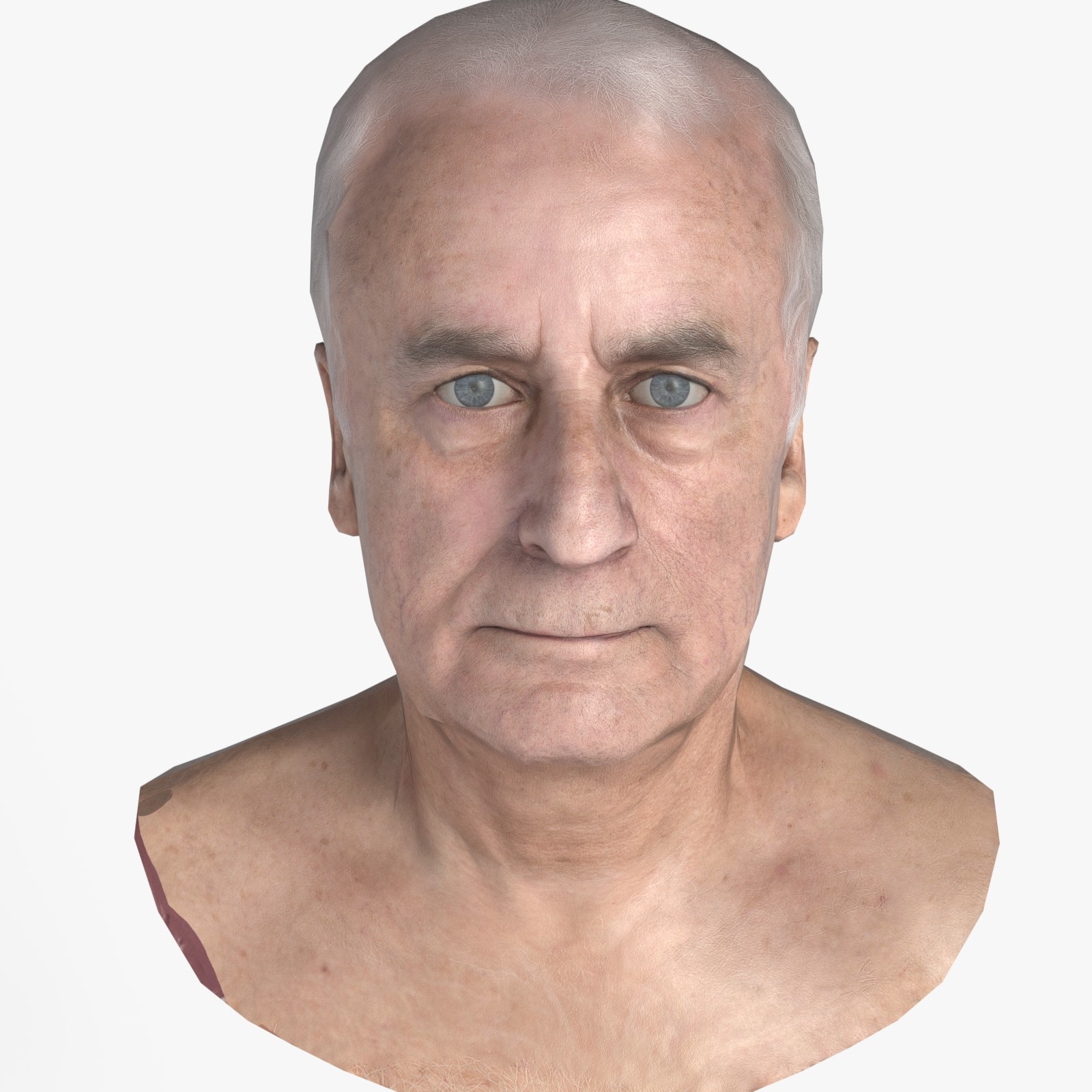 3D older male head model - TurboSquid 1488070