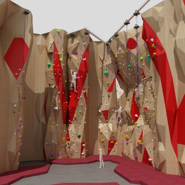 3d max climbing walls