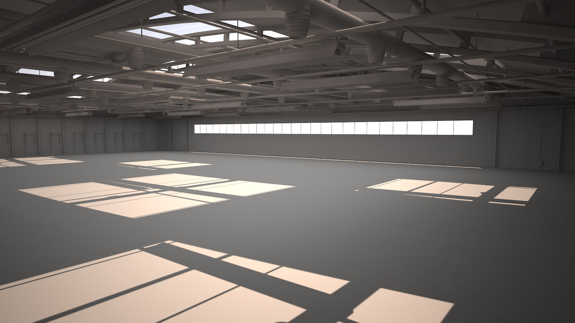 3D model industrial warehouse scene - TurboSquid 1488395