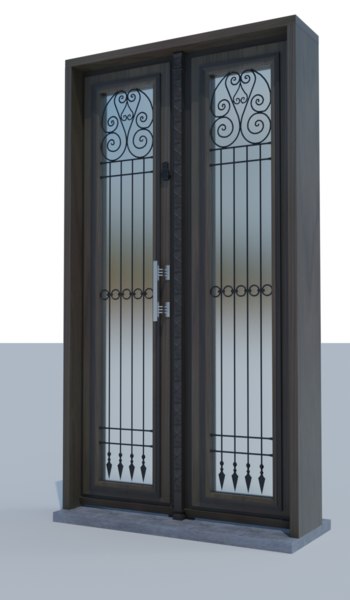 bar counter 3d model