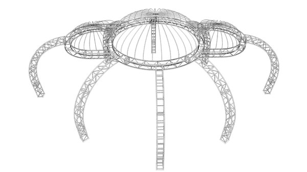 3D truss - TurboSquid 1488445