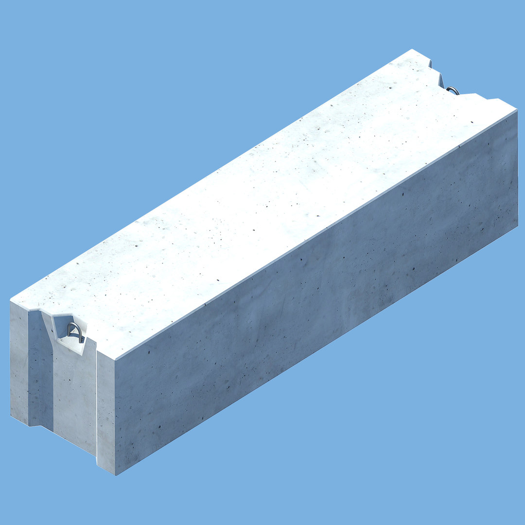 Free concrete block 3D model - TurboSquid 1488687