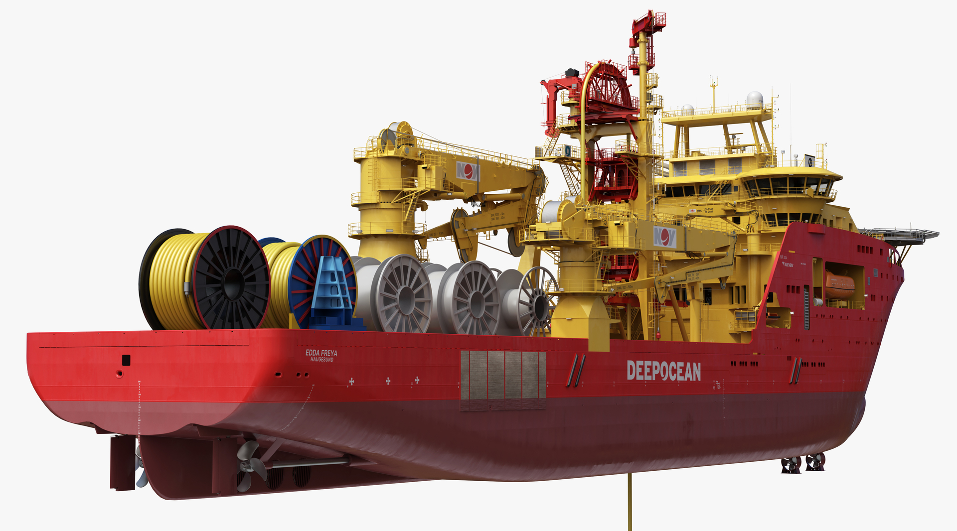 Edda freya offshore construction 3D model - TurboSquid 1488892