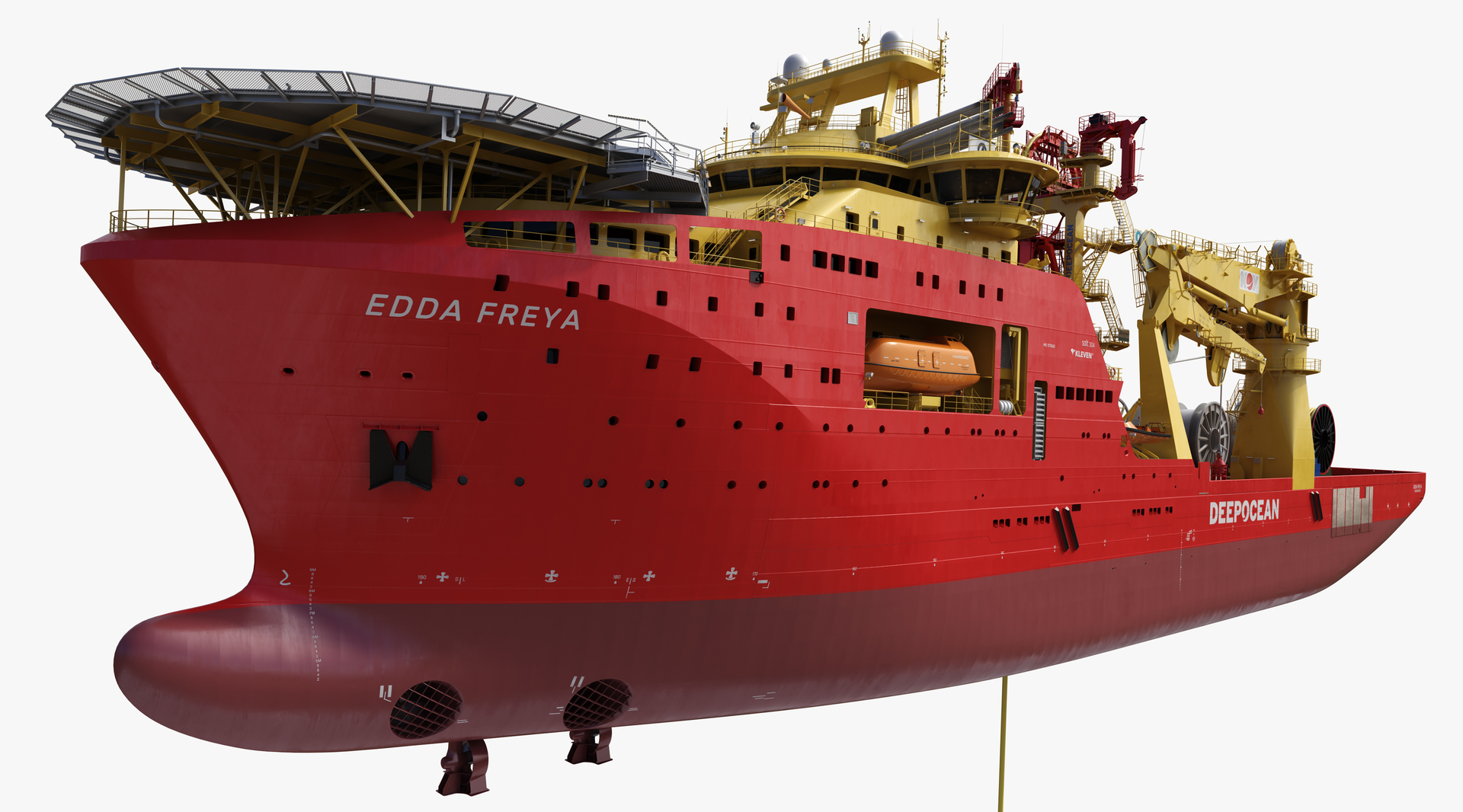 Edda freya offshore construction 3D model - TurboSquid 1488892