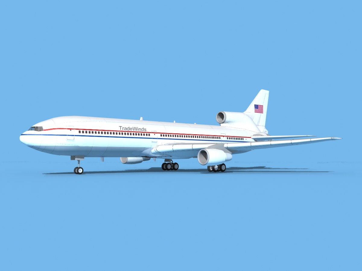 3D lockheed l-1011-10 model - TurboSquid 1488953