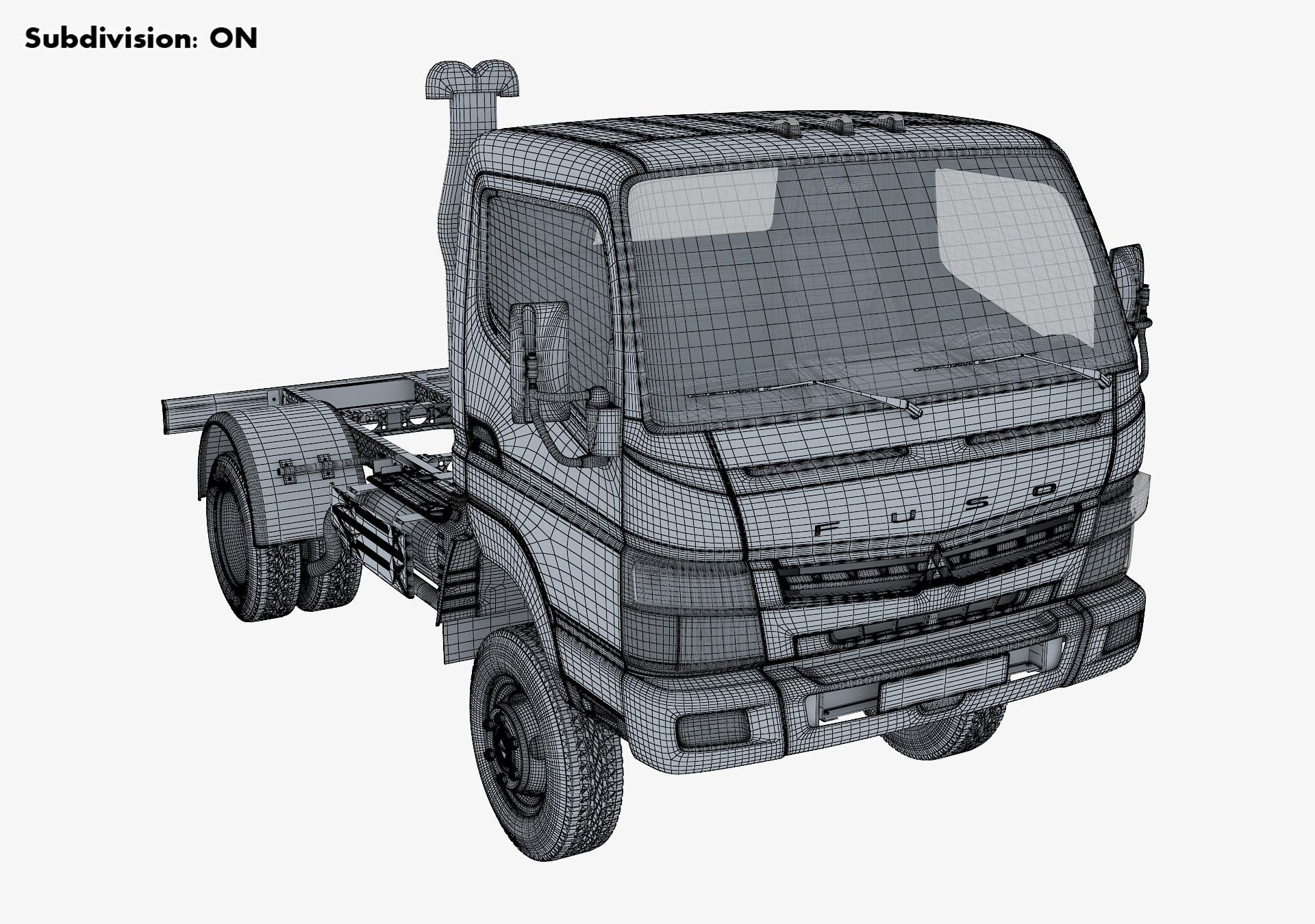 Mitsubishi fuso canter 4x4 3D model - TurboSquid 1489170