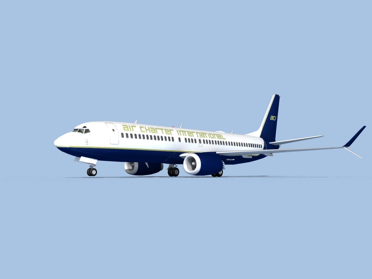 Boeing 737-8 3D model - TurboSquid 1489216