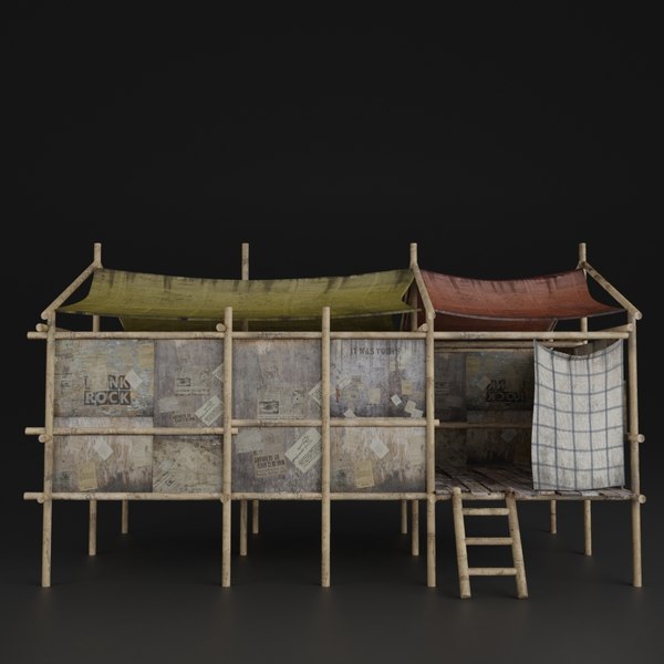 house shack 3d model
